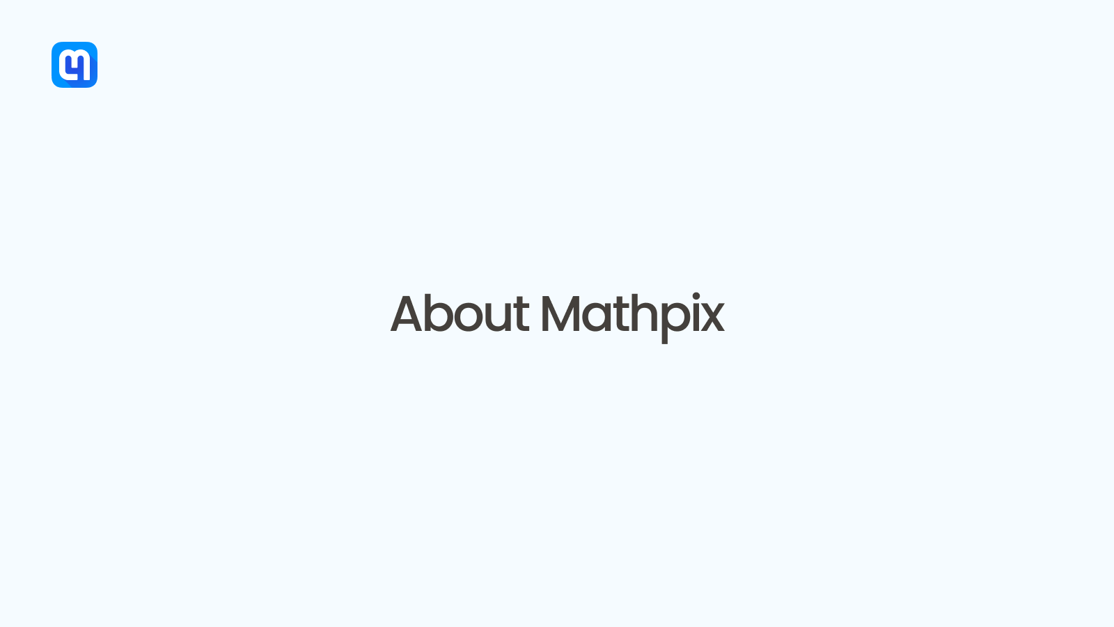 About Mathpix