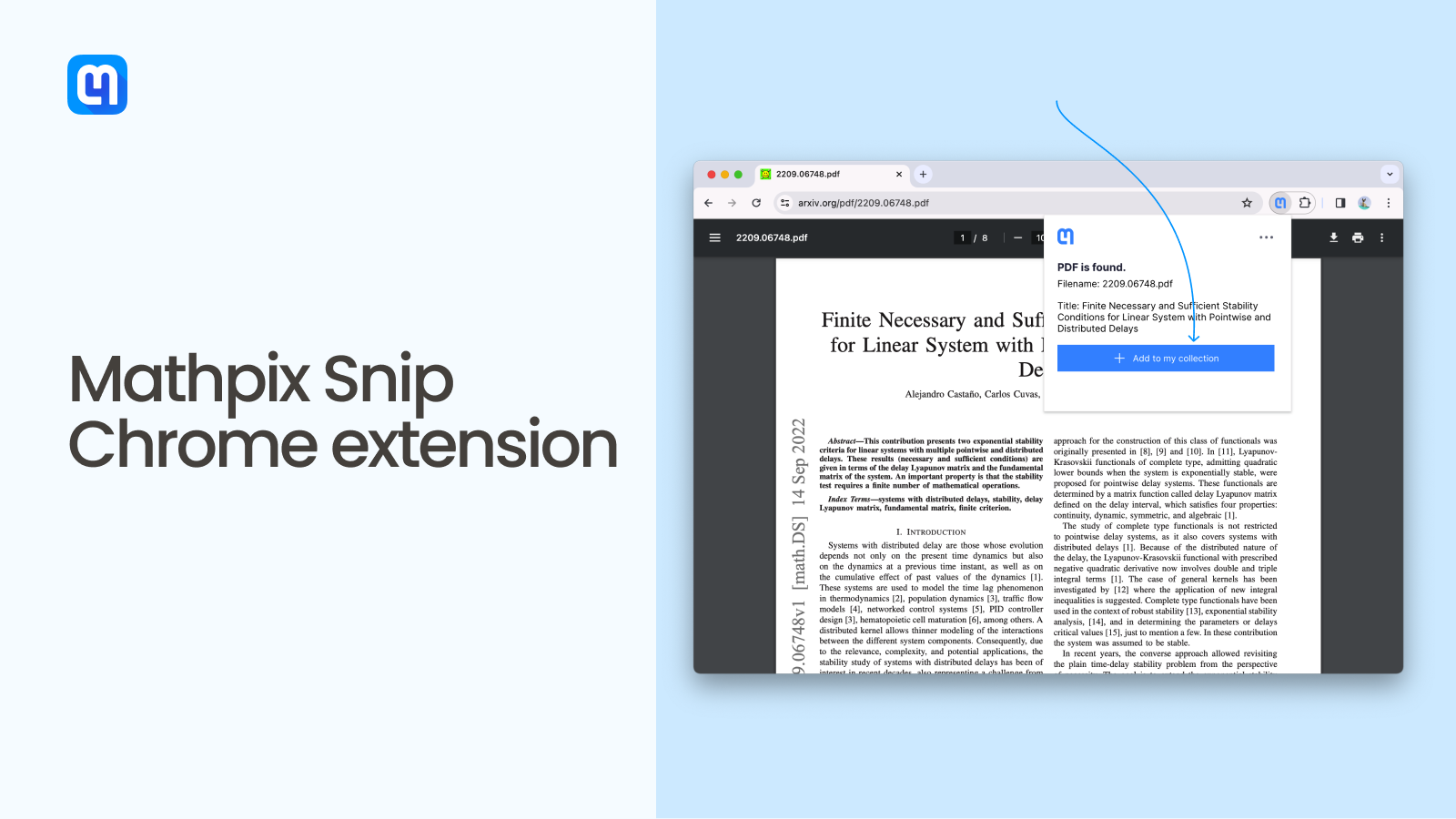 Mathpix Downloads: Chrome Extension.